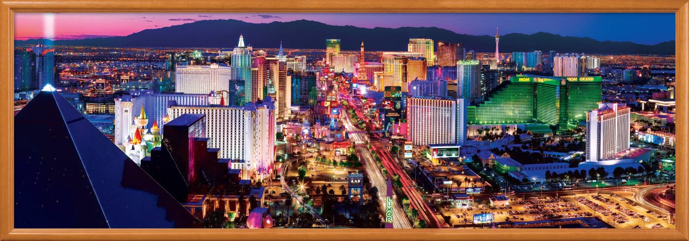 MasterPieces 1000 Piece Jigsaw Puzzle for Adults, Family, Or Youth - Las Vegas Panoramic - 13"x39"