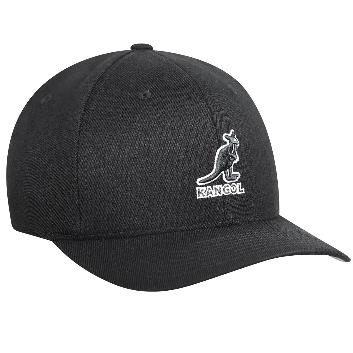 Kangol 3D Wool Flexfit Baseball - Black/Black/S/M