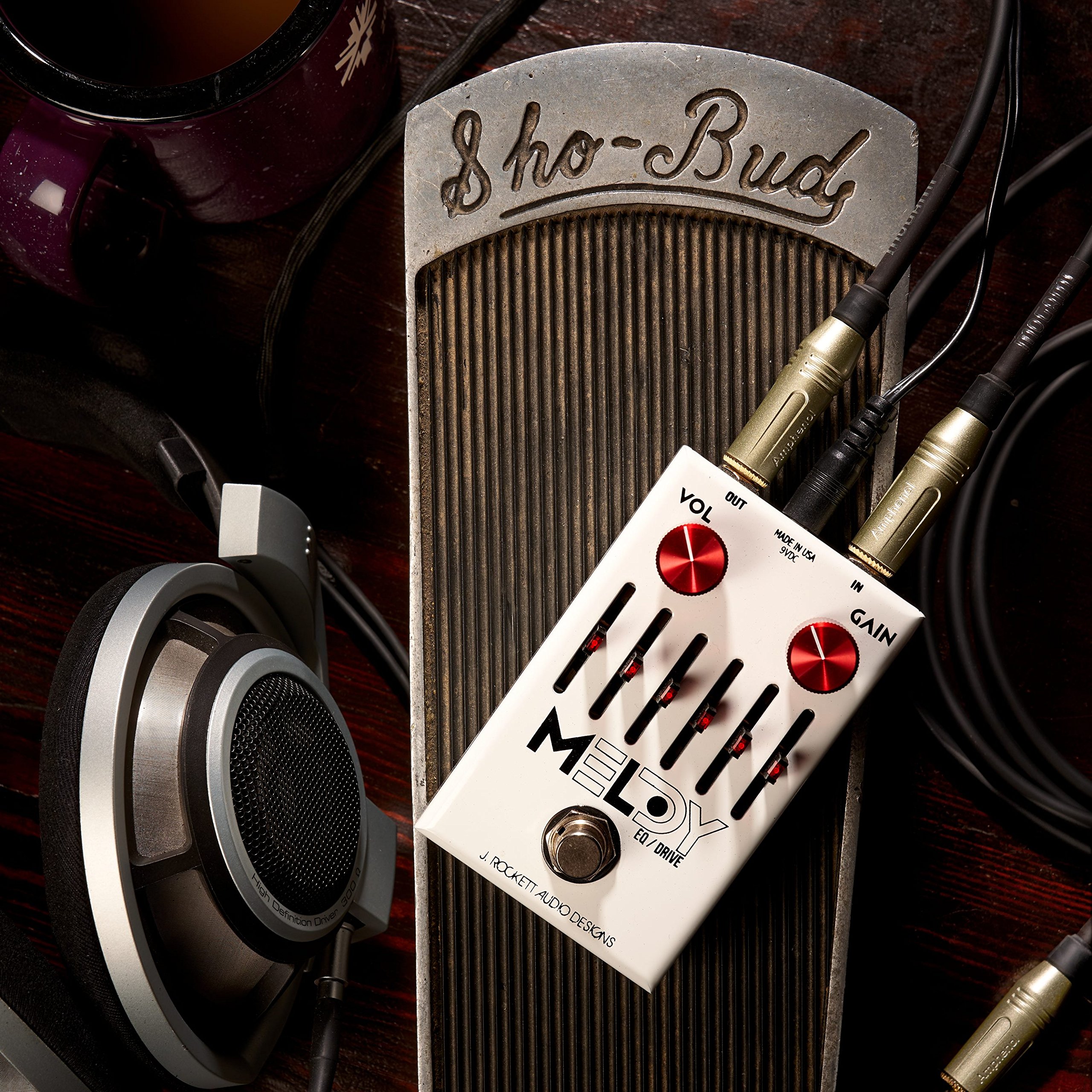 J. Rockett Audio Designs Q Series Melody Overdrive and 6-Band EQ Guitar Effects Pedal