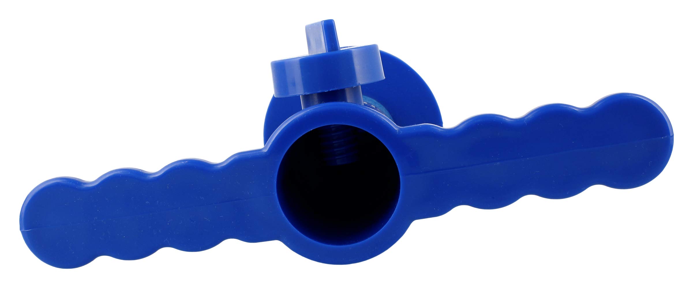 JGR Copa Beach Umbrella Anchor Sand Auger and Fishing Pole Sand Anchor (Blue)
