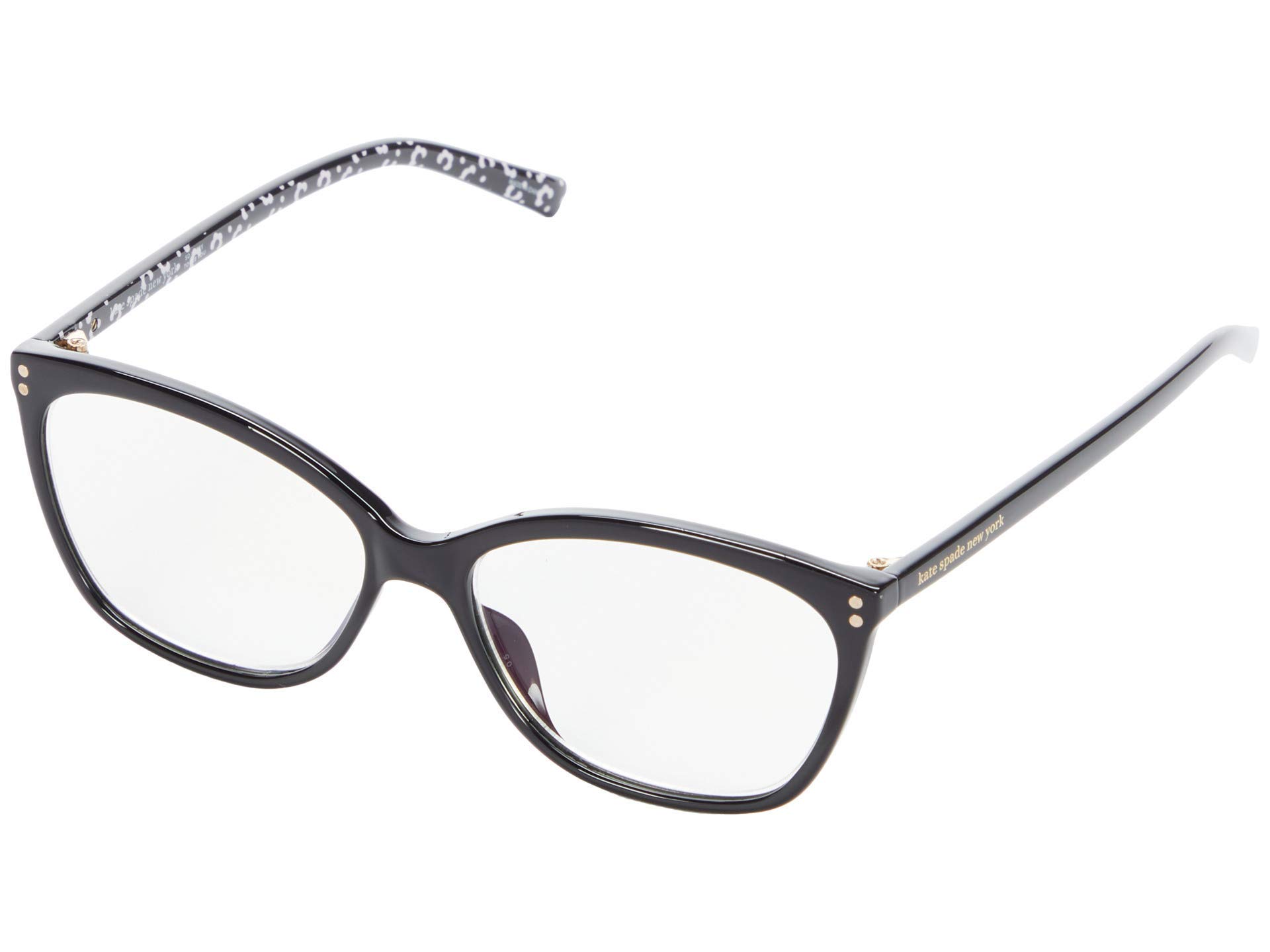 Kate Spade New York Milena Blue Light Reading Glasses Black/Demo Lens +1.50