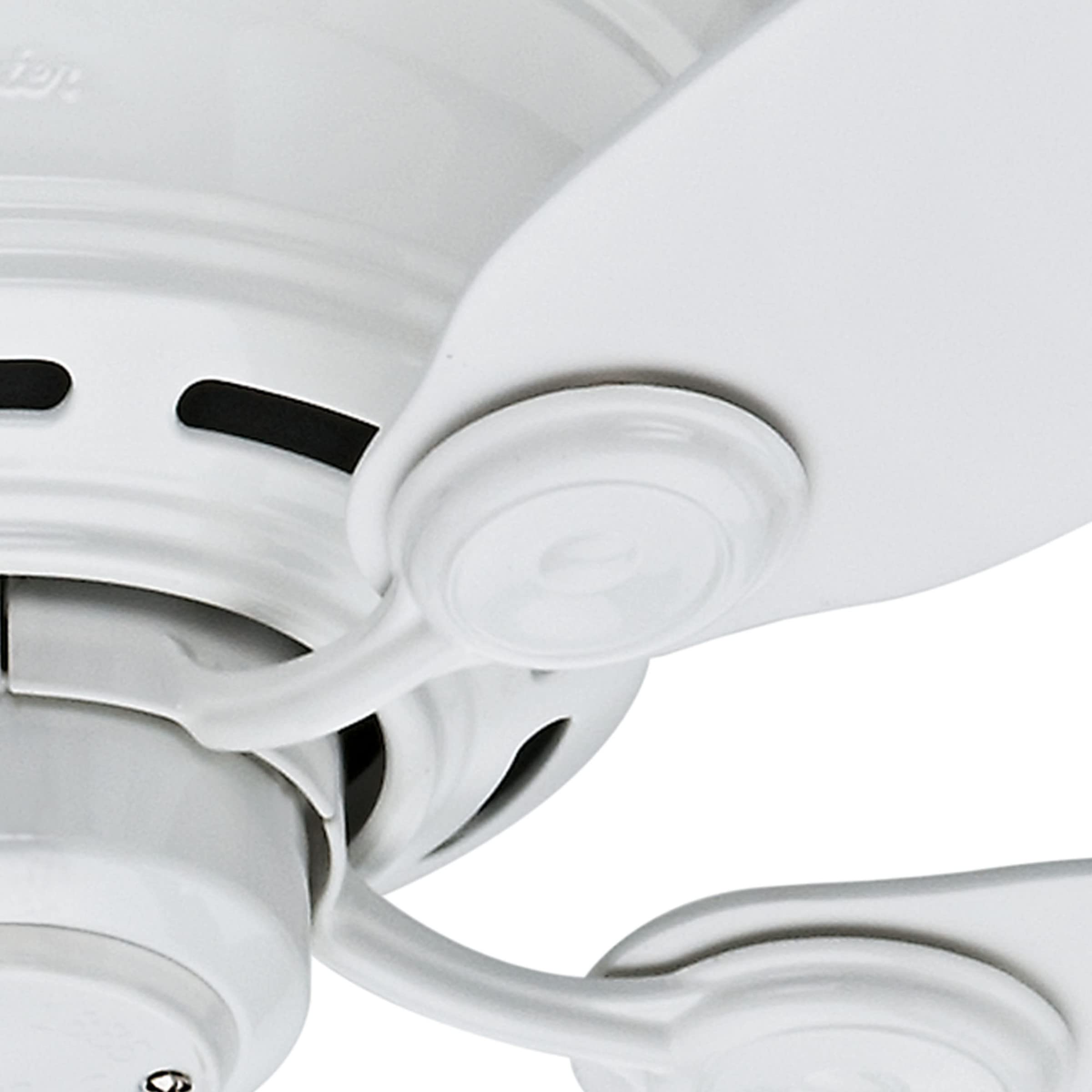 Hunter Fan Company 51059 Indoor Low Profile IV Ceiling Fan with Pull Chain Control, 42", White Finish