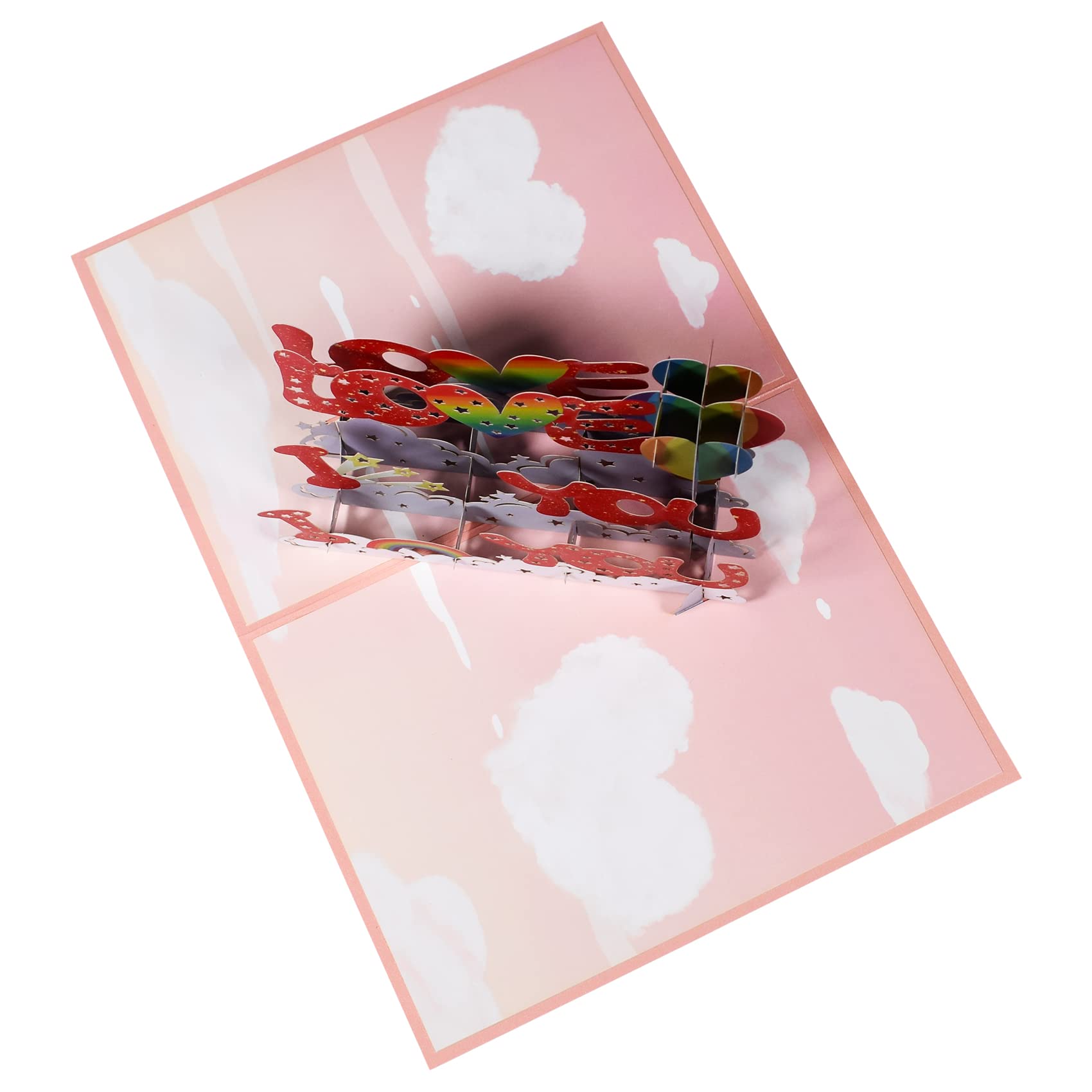 Magic Ants 3D I Love You Pop Up Card - Romantic Greeting Card for Valentine's Day, Anniversaries, and Special Occasions - Express Your Love with this Unique Card for Her