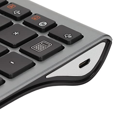 PUSOKEI Wireless Keyboard Mouse Combo, 2.4G Ergonomic USB Gaming Keyboard and Mouse, Full Size QWERTZ Keyboard and 1600dpi Compact Mouse, for Windows PC (German Layout)