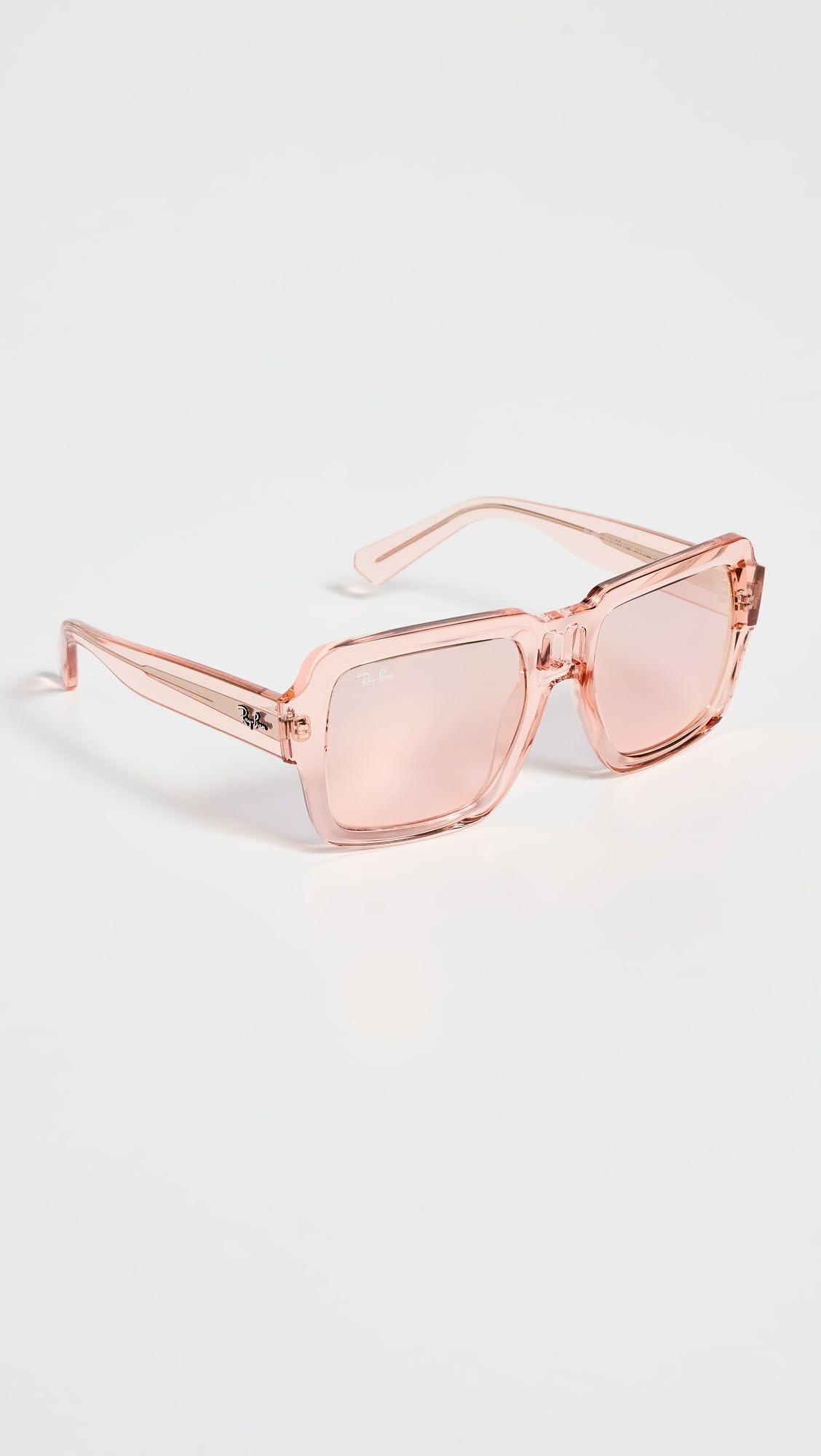 Ray-Ban Women's RB4408 Magellan Sunglasses, Transparent Pink, One Size