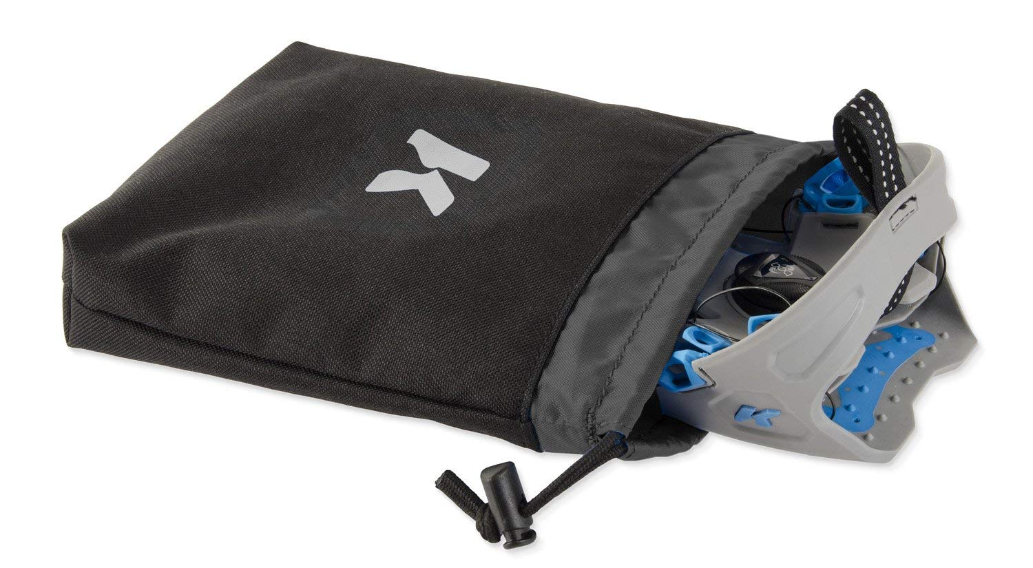 Korkers Travel Pouch Ice and Snow Traction Cleats, Black/Silver, One Size