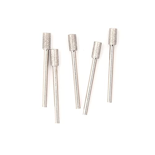 YMBHUO Grinding Tools 5PCS Diamond Chainsaw Sharpener Burr Stone File Chain Saw Sharpening