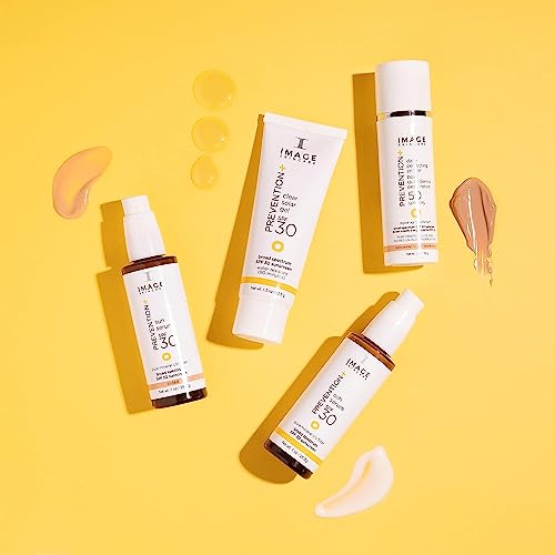 IMAGE Skincare, PREVENTION+ Clear Solar Gel SPF 30 Sunscreen, Broad Spectrum, Transparent Weightless Finish and No White Cast, Perfect Travel Size, 1.5 oz