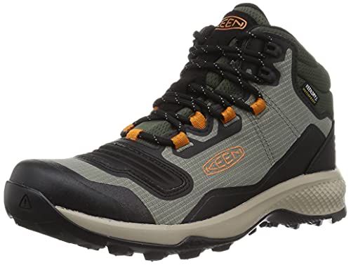 KEEN Men's Tempo Flex MID WP-M Hiking Boot, Vetiver Desert Sun, 8.5