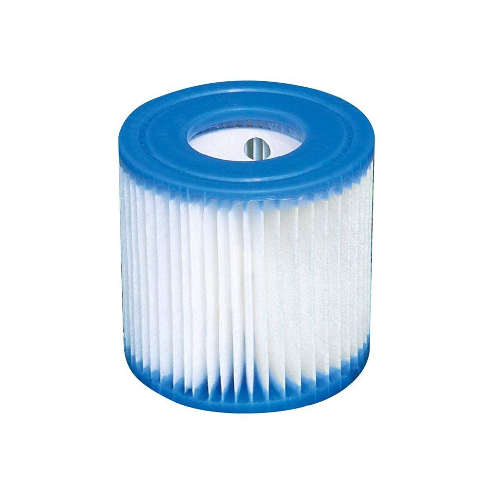 Intex Pool Filter (6 Pack) with Intex 10-Foot Round Above Ground Pool Cover