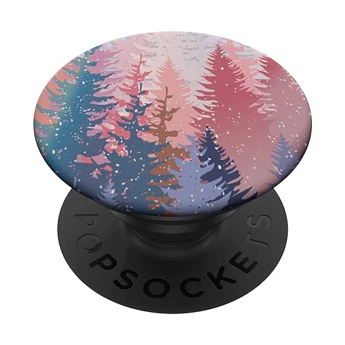 Trees Floral Pattern Phone Popper PopSockets Standard PopGrip