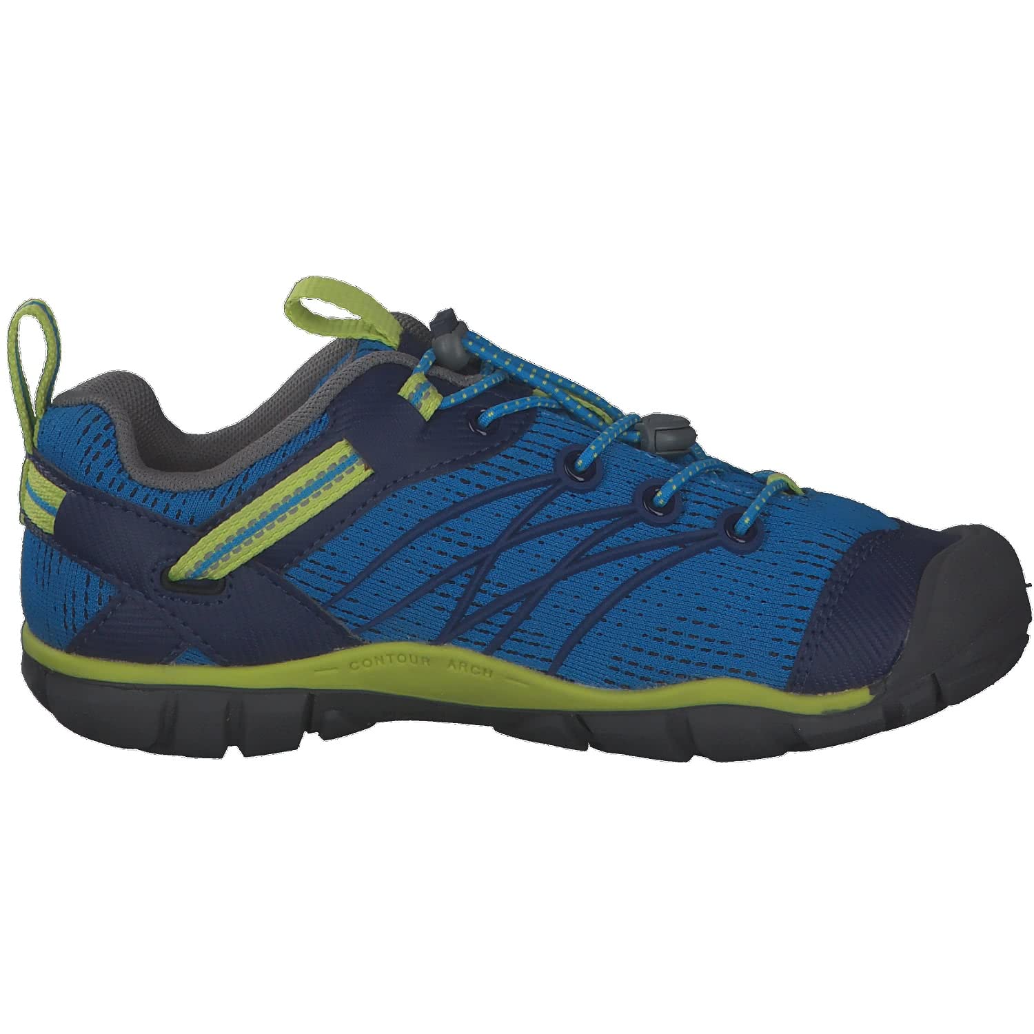 KEEN Kids' Chandler CNX Comfortable Sneakers, Brilliant Blue/Blue Depths, 6 Toddler