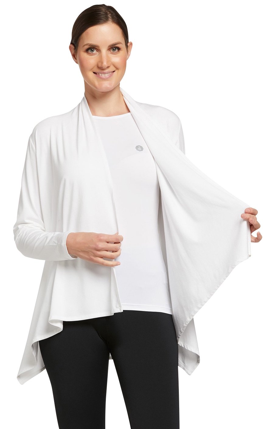 Solbari UPF 50+ Sun Protective Luxe Sun Wrap β Small/Medium, White