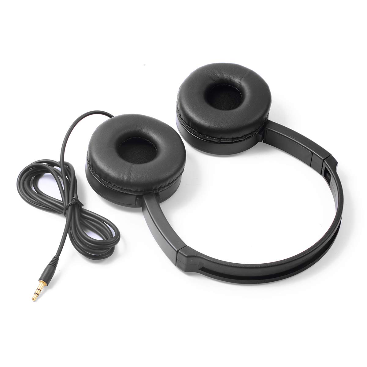 Kaysent School Headphones for Classroom Students - (KHPC-24B) 24 Packs Black Color Kids' Headphones for School, Library, Computers, Children and Adult(No Microphone)