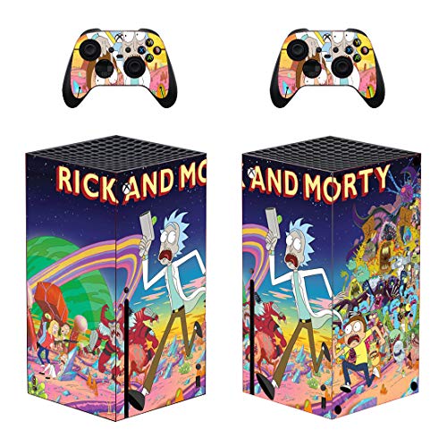 KAJAL MANI X-box-One-Series X Skin Set The Funny Scientist HD Printing Faceplate Protective for Console, Controller Skin Decal