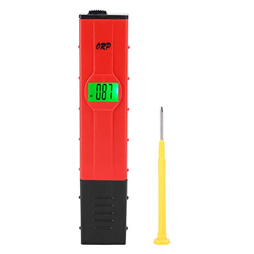 Socobeta ORP Measure Pen, Digital ORP Meter Tester 1mV Resolution Electronic Components Compact LCD Backlight for Hydroponics for Swimming Pool