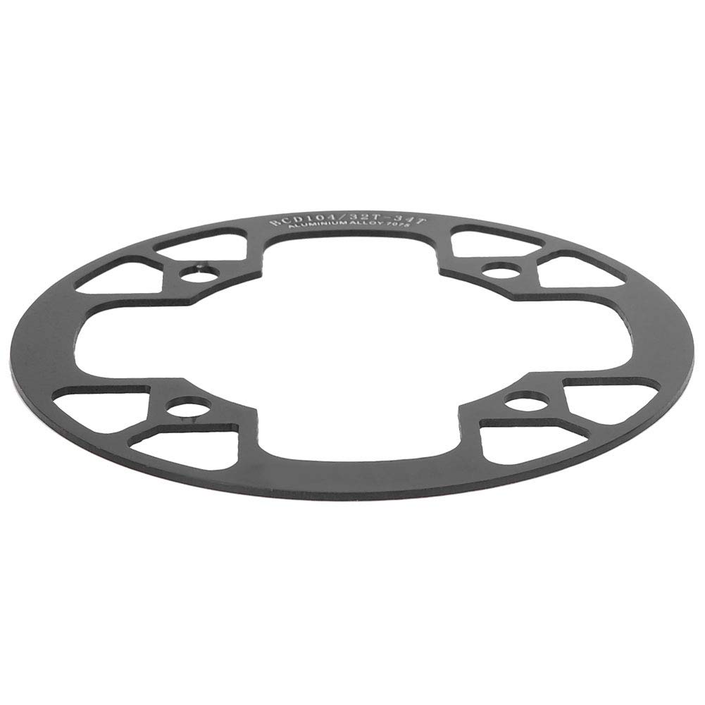 Keenso Bicycle Chain Guard Cover, Bike Chainwheel Crankset Protection Cover Chain Ring Guard for Mountain Road Bicycle