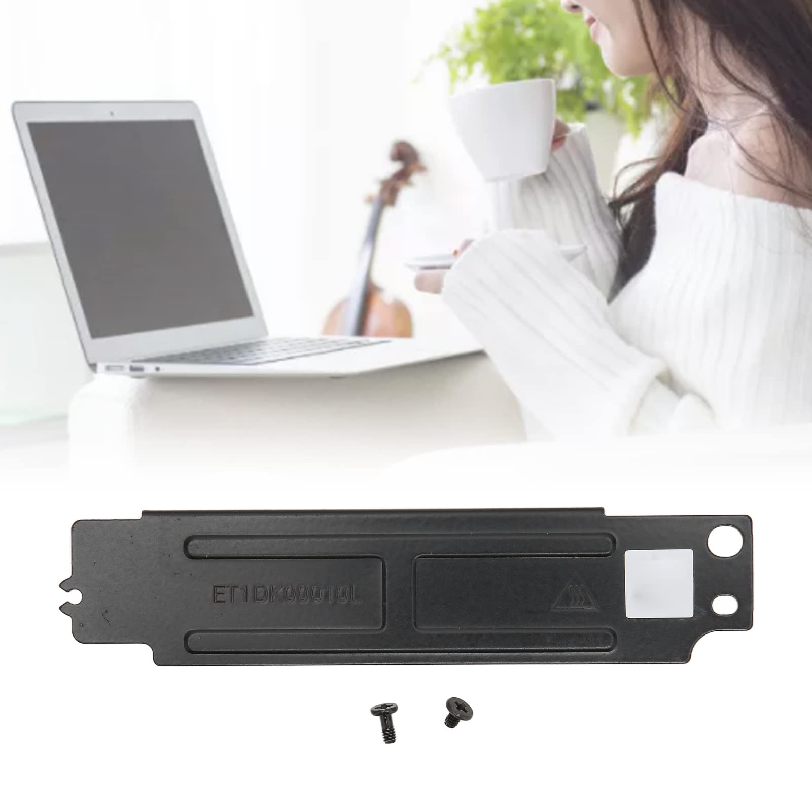 Solid State Drive Cooling Plate, M.2 SSD Cooler Cover Laptop Solid State Drive Cooling Heatsink Cover Bracket for Nvme M.2 NGFF 2280 SSD, for E7470 E7270