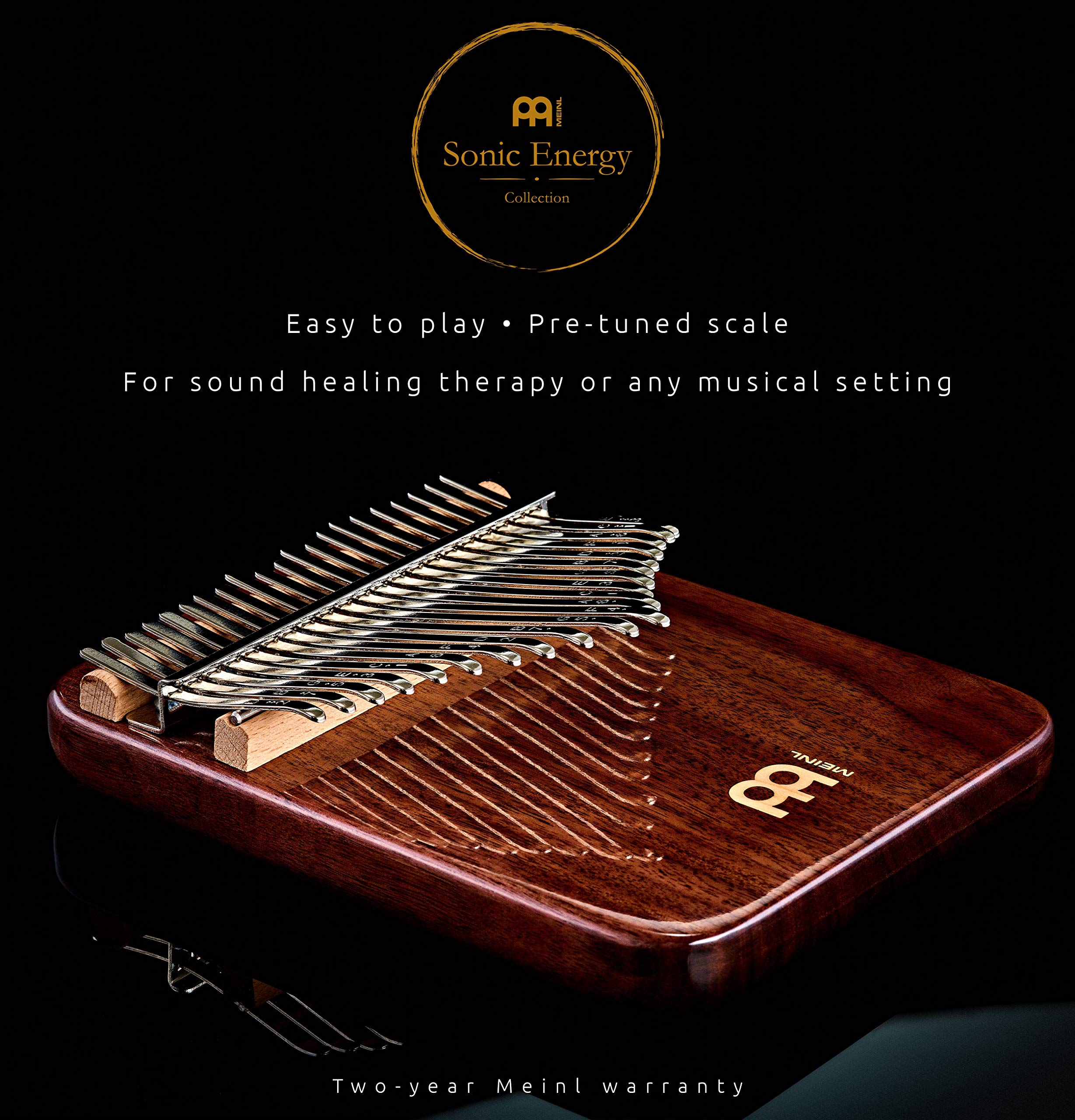 Kalimba Thumb Piano, 21 Keys β Includes Tuning Hammer and Case β For Meditation, ASMR, Sound Therapy and Yoga, 2-YEAR WARRANTY