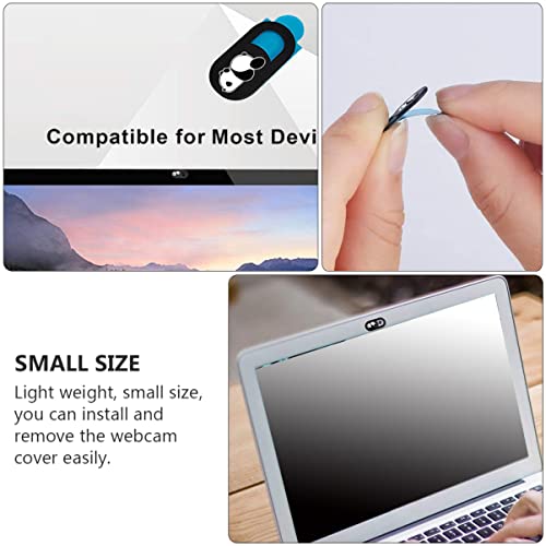 SOLUSTRE 18 pcs Protecting Computor Black for Tablets Privacy Cartoon Phone& Security Accessories Laptop Web Slider Cell Protection Cam Computer Blocker Anti-Hacker Most Smartphone Sticker