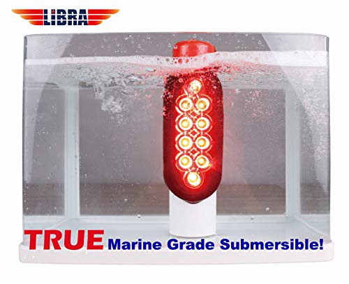 LIBRA Boat Trailer Guide on Post Pipe Guide Light Set LED Submersible DOT EZ Install