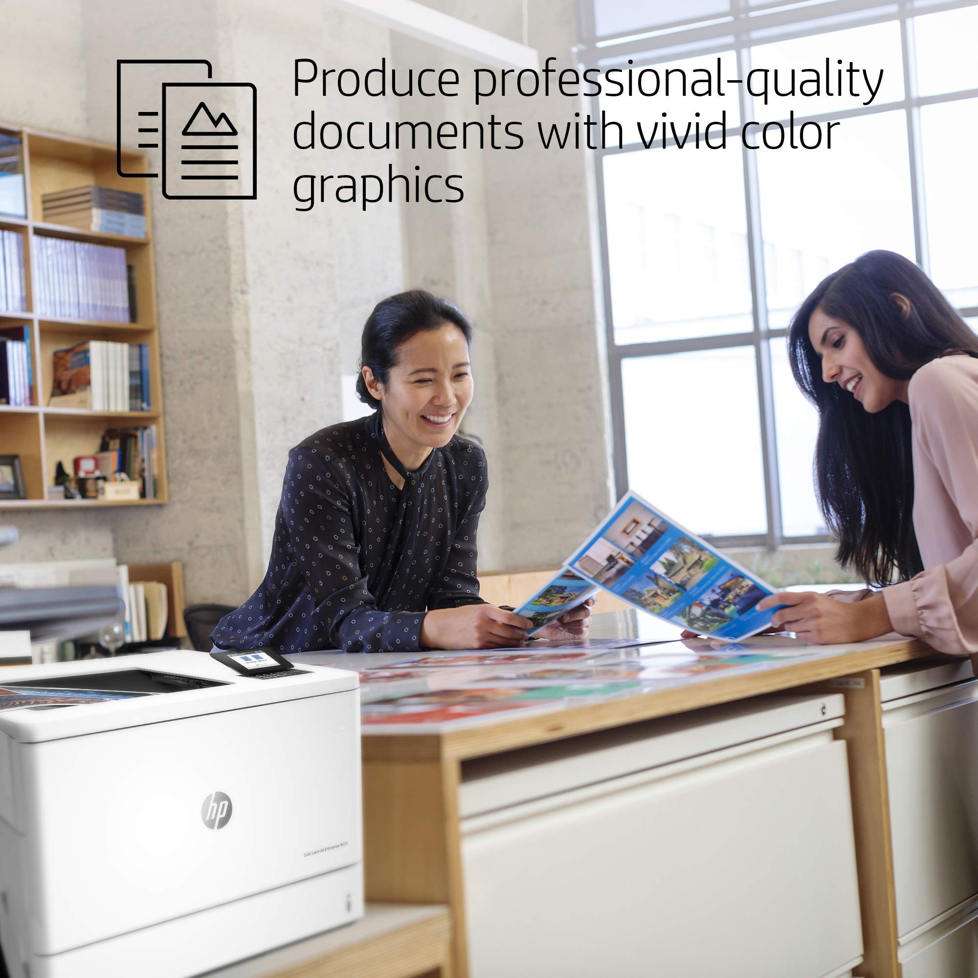 HP Color Laserjet Enterprise M751n Printer with One-Year, Next-Business Day, Onsite Warranty (T3U43A) (Renewed)