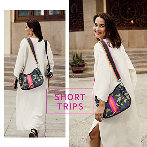 IBEE Women Neoprene Crossbody Bag to fit Phone,Water Cup,Cosmetics,Umbrella for Working,Weekend trips,Date