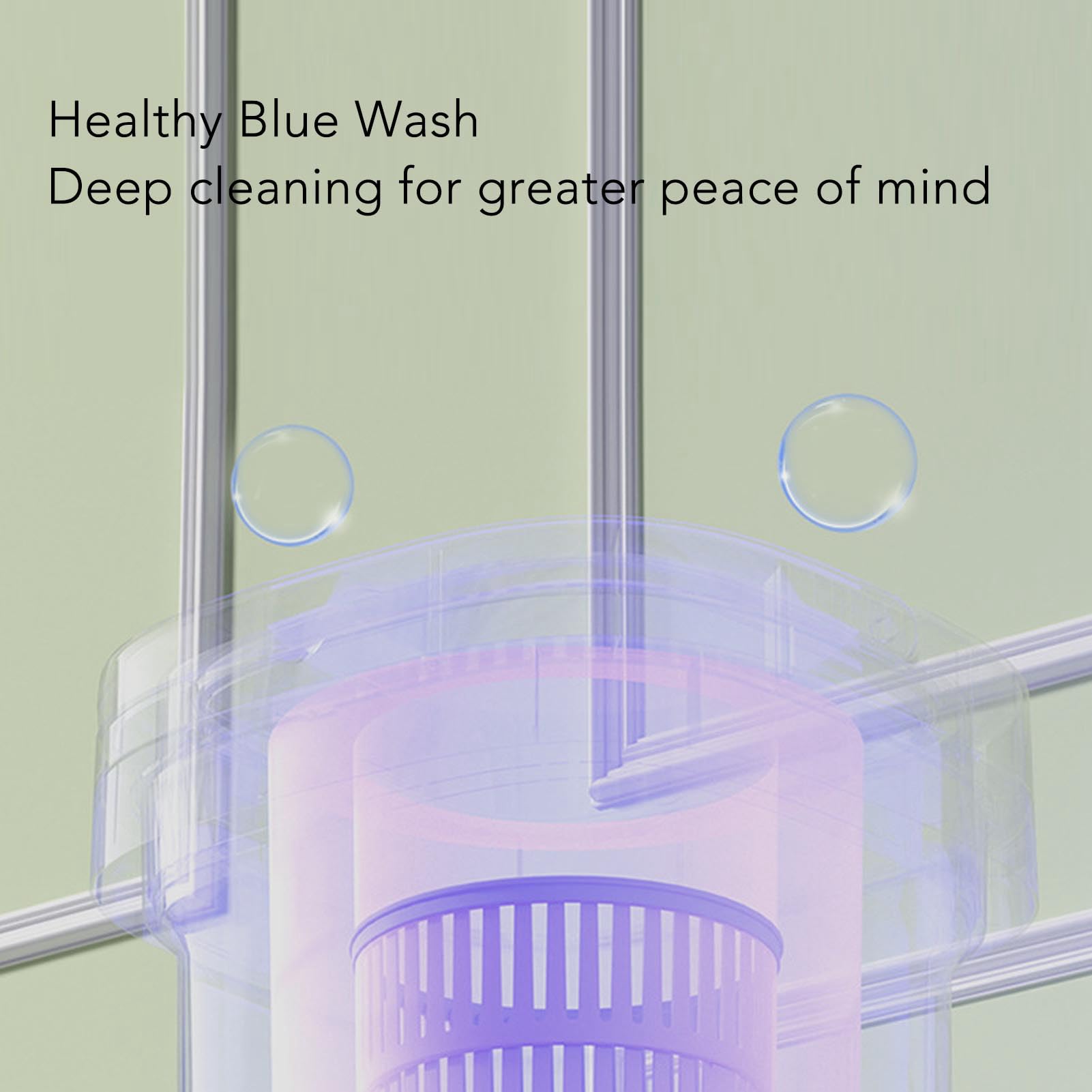 jerss Mini Portable Washing Machine, Mini Washer Bucket Multifunctional 6L for Small Apartments (US Plug)