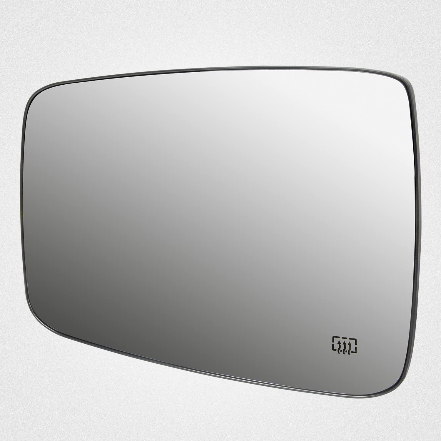 Left Driver Side Heated Mirror Glass Compatible with Dodge Ram 1500 2500 2009 2010 2011 2012 2013 2014 2015 2016 2017 2018 Side Mirror glass with Rear Holder Replace 68050298AA 68079362AA