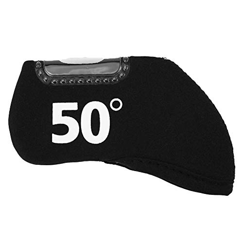 Irons Head Cover, Neoprene Club Head Cover Wedge Iron Protective Putter Head Cover (50°)
