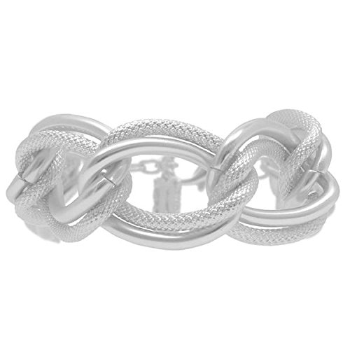 KARINE SULTAN Emma Double Link Bracelet (Silver)