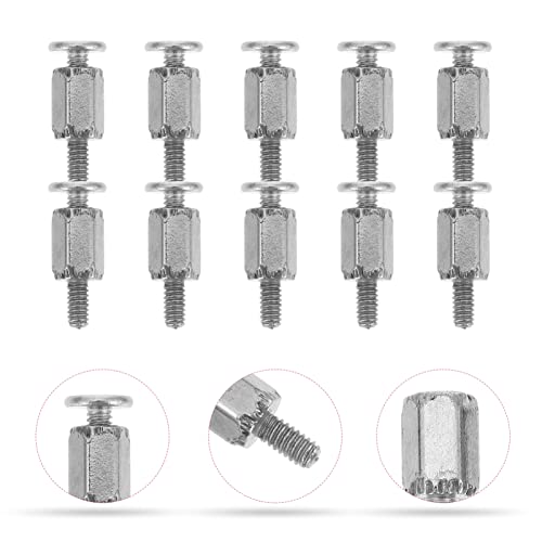 SOLUSTRE Laptop Stand 20pcs M. Disk Replacement Hex Screws Laptops Mounting for Motherboards Accessories Nut Accessory Ssd Computer Motherboard Standoff Hard Kit Screw Laptop Ssd