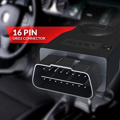 Kobra Newest Version OBD2 Scanner Car Code Reader - Universal Auto OBD Car Diagnostic Tools for All Cars, Automotive Check Engine Readers with Reset (Black and Red)