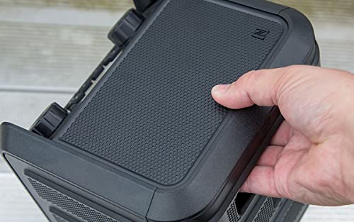 ION Audio Tailgater Express | Compact Water-Resistant Wireless Speaker System with AM/FM Radio & USB Charge Port (20W) (Renewed)