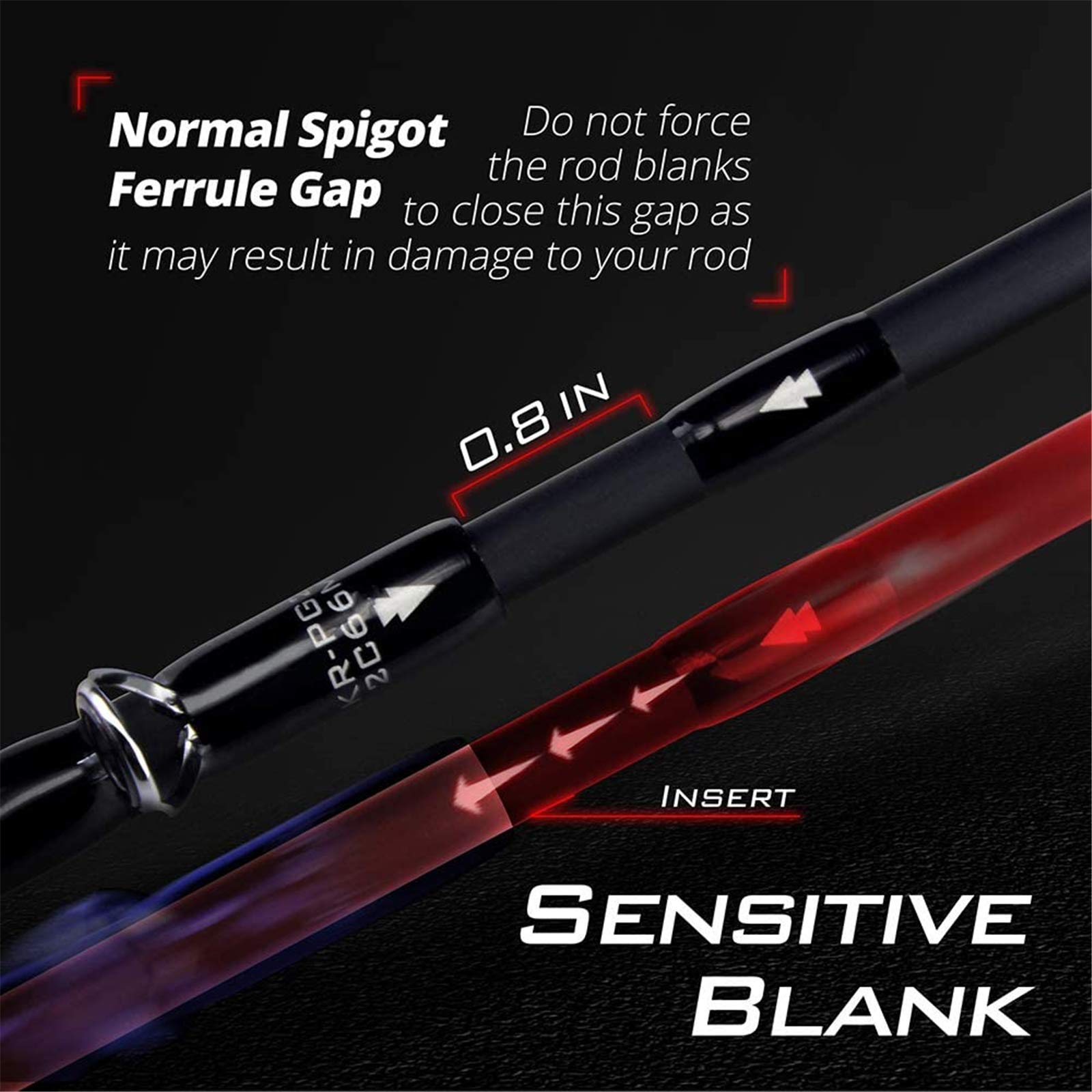 KastKing Perigee II Fishing Rods, Spinning Rod 7ft - Medium and Medium Heavy - Fast - Twin-tip Rod (2Tips+1 Butt Section)