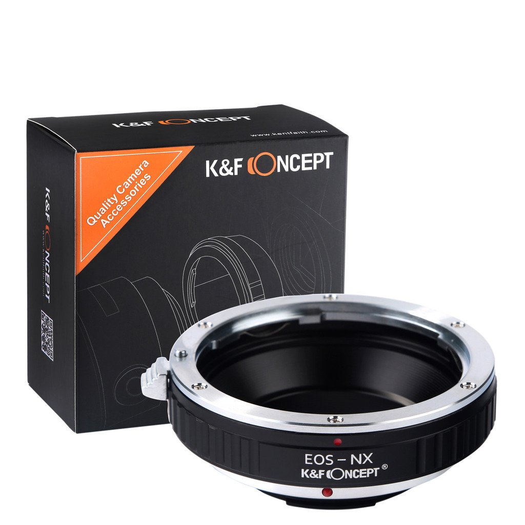 K&F Concept Lens Mount Adapter Compatible for EF Mount to NX Lens Camera Body EF-NX