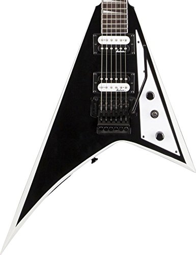 Jackson JS32 Rhoads - Black with White Bevels