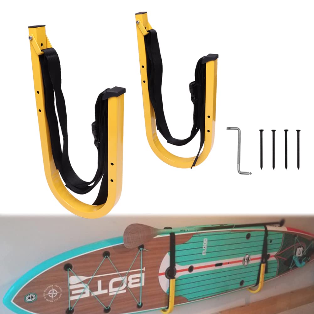 MELIPRON Surfboard Storage Rack, SUP Wall Mount Rack for Sup, Surfboard