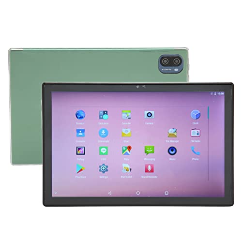 soobu 10in Tablet, 6GB 256GB 100‑240V 8 Cores CPU 4G Network 5GWIFI Calling Tablet for Travel (US Plug)