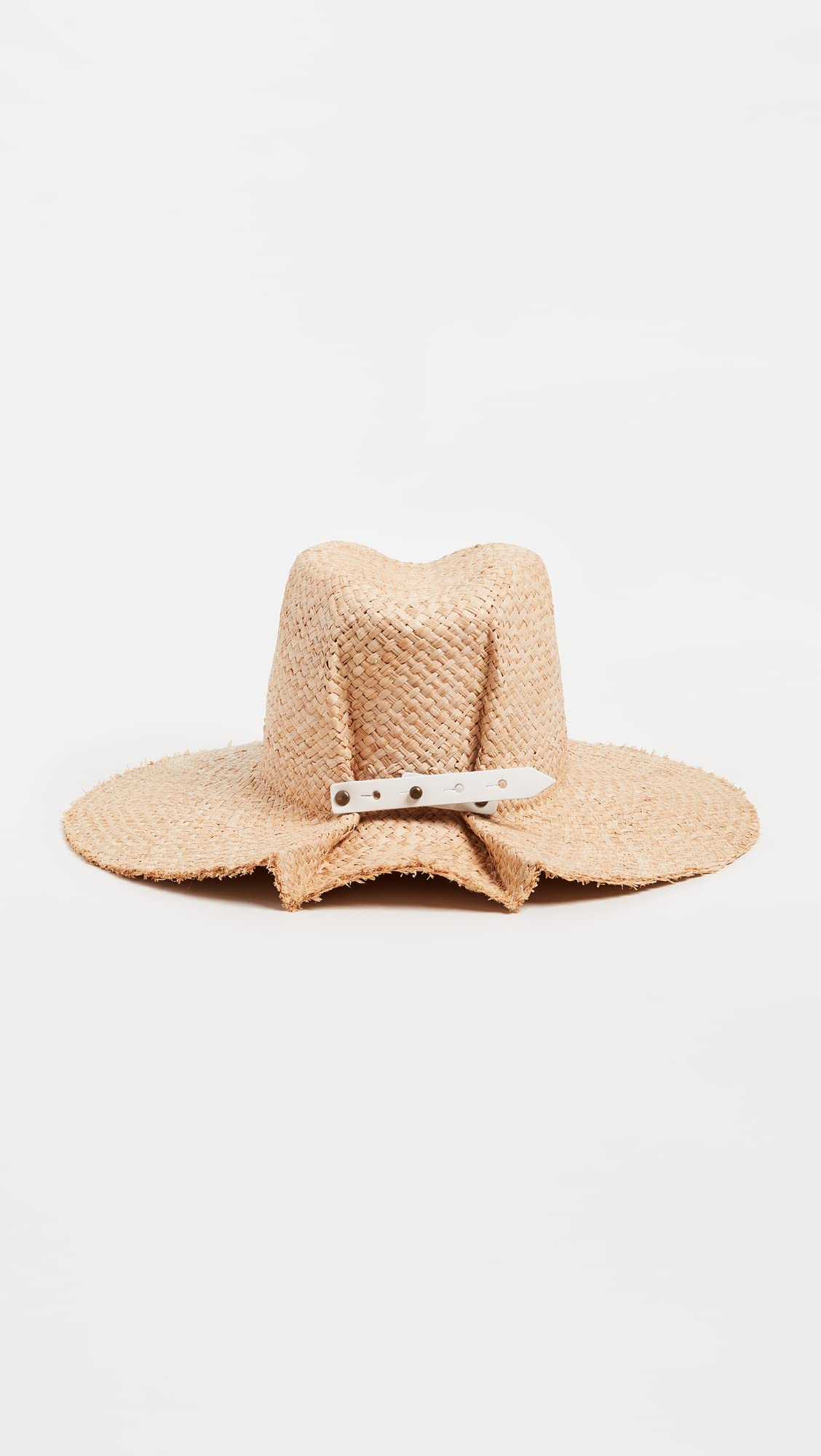 Lola Hats Women's Commando Sun Hat, Natural/White, One Size