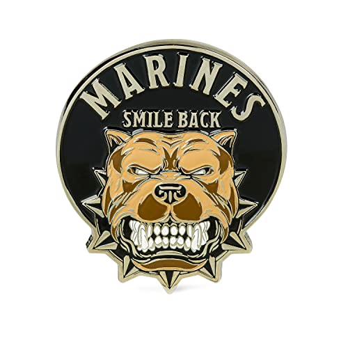 USMC Death Smiles at Everyone Marines Smile Back - Marine Corps Challenge Coin - Marine Corps Gifts | Disabled USMC Vet Owned Small Business