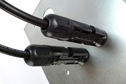 TEMCo 30A Solar Panel PV Cable Direct Box Connector Screw (6 Pair M/F)