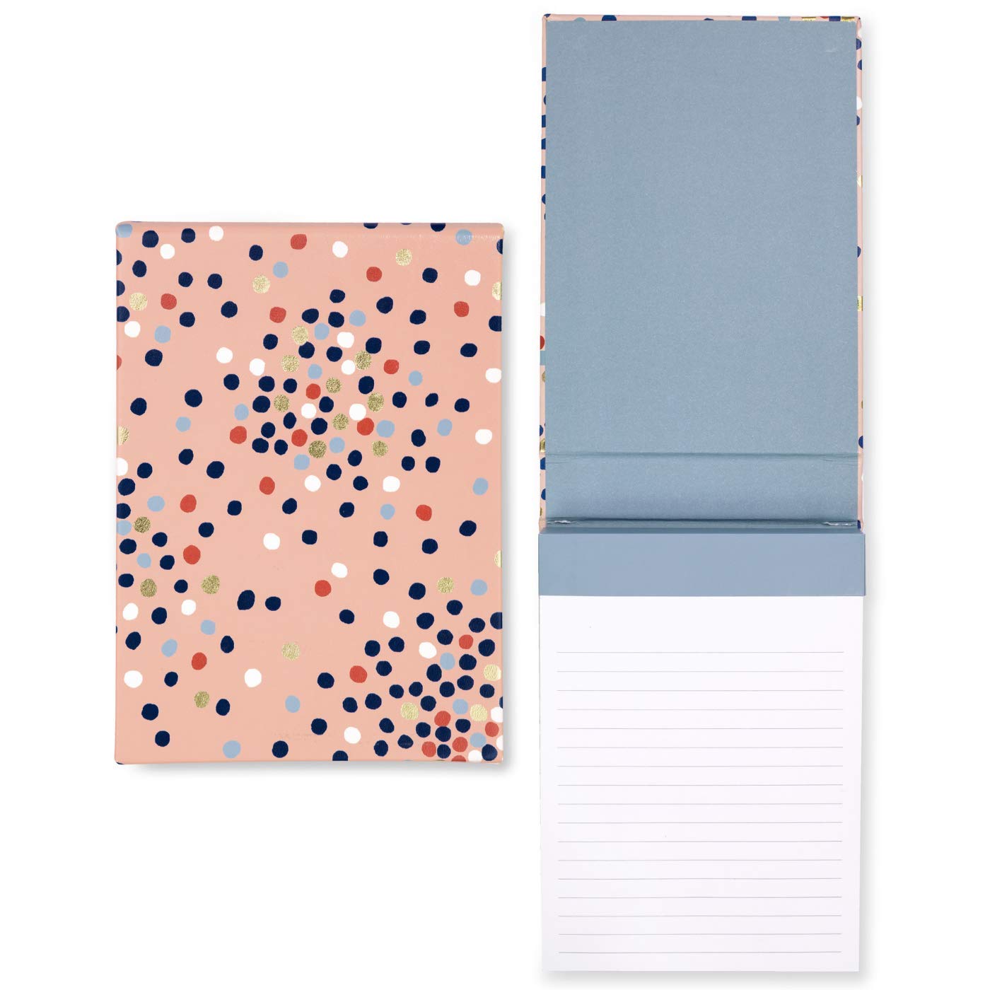 Kate Spade New York Desktop Notepad with 200 Lined Pages, Dance Floor Dot