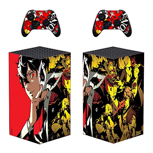 Mona Decals Stickers Full Set Faceplate Skin for X-box-One-Series X Protection Kit by KAJAL MANI