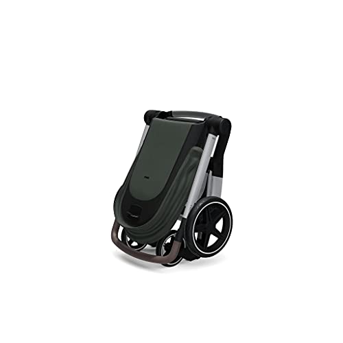 Joolz Hub+ - Premium Stroller for Babies from 6 Months up to 50 lbs - Superior Comfort & Safety - Easy Fold & Go - Integrated LED Lights - XXL Sunhood - Marvelous Green