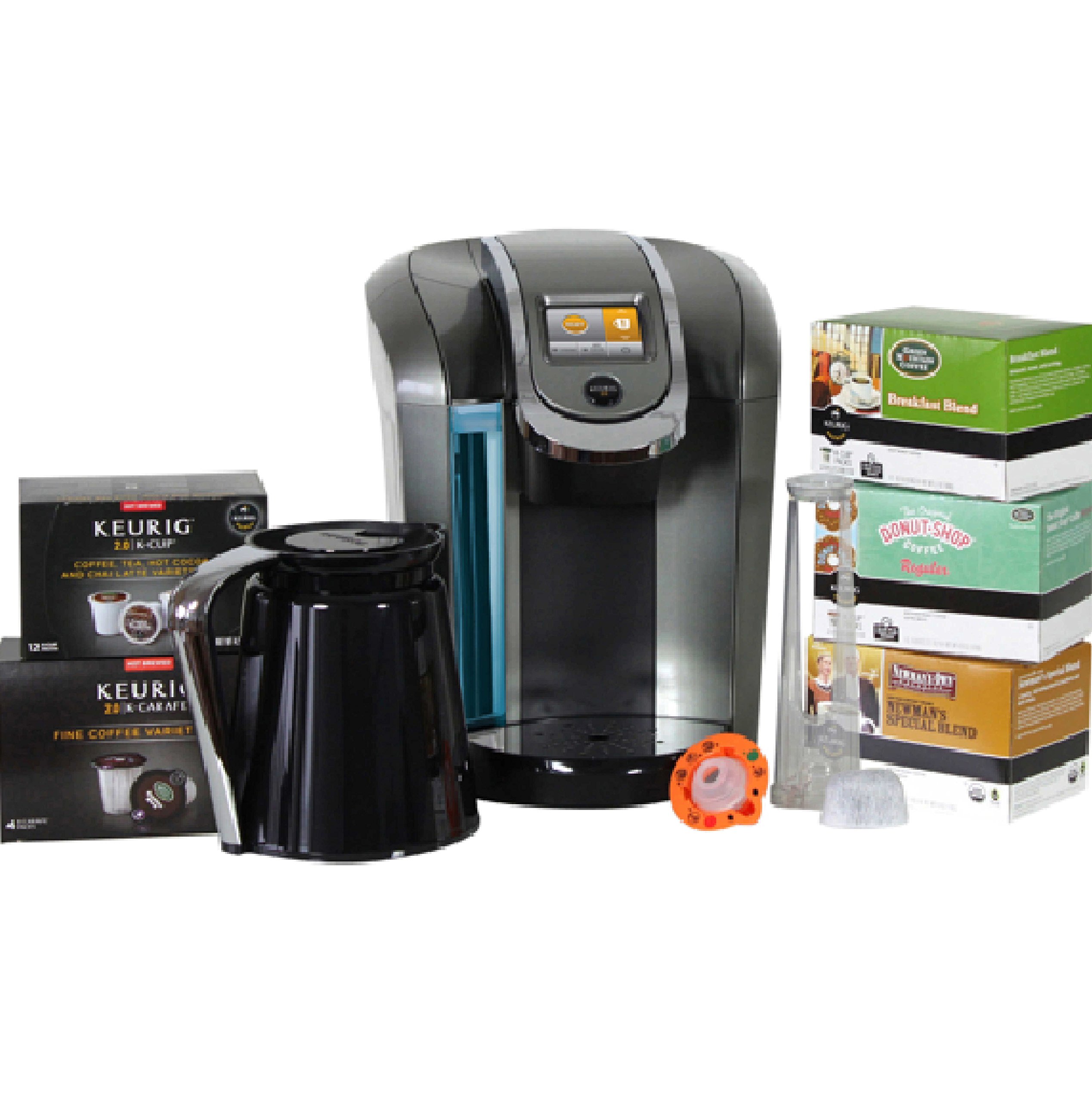Keurig 2.0 K560 Brewer with Keurig 2.0 Carafe, 48 K-cup® Pods and 4 K-carafe™ Pods