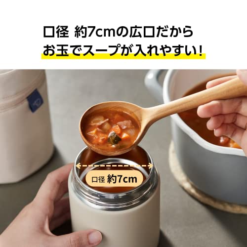 Zojirushi SW-KA40-GM Stainless Steel Insulated Soup Jar, Lunch Jar, Seamless, 13.5 fl oz (400 ml), Matte Green