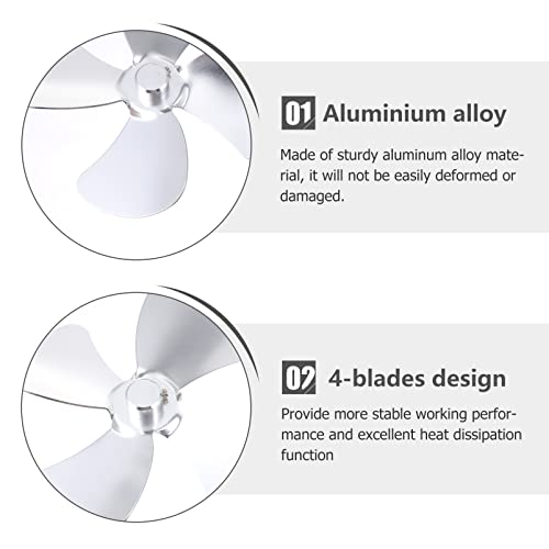 Universal Aluminium Alloy Fan Blades: Metal Leaves Fan Blade Household Standing Fan Table Fanner Replacement Part General Accessories