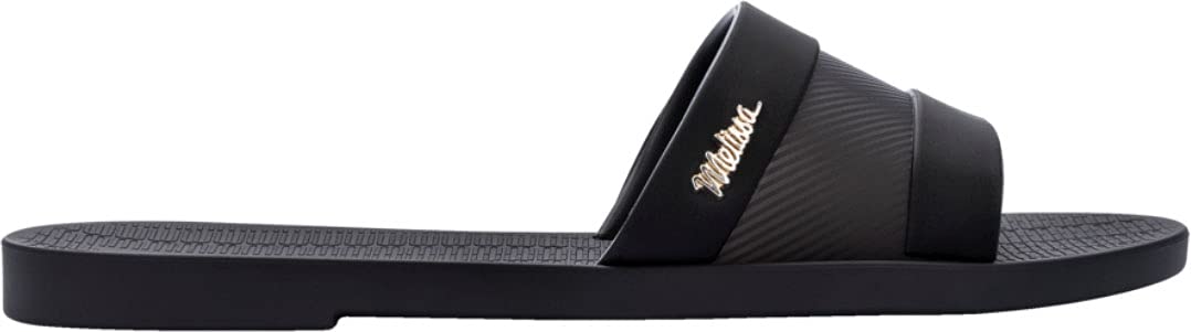 Melissa - Womens Sun Hollywood Sandals, Size: 9 M US, Color: Black/Black