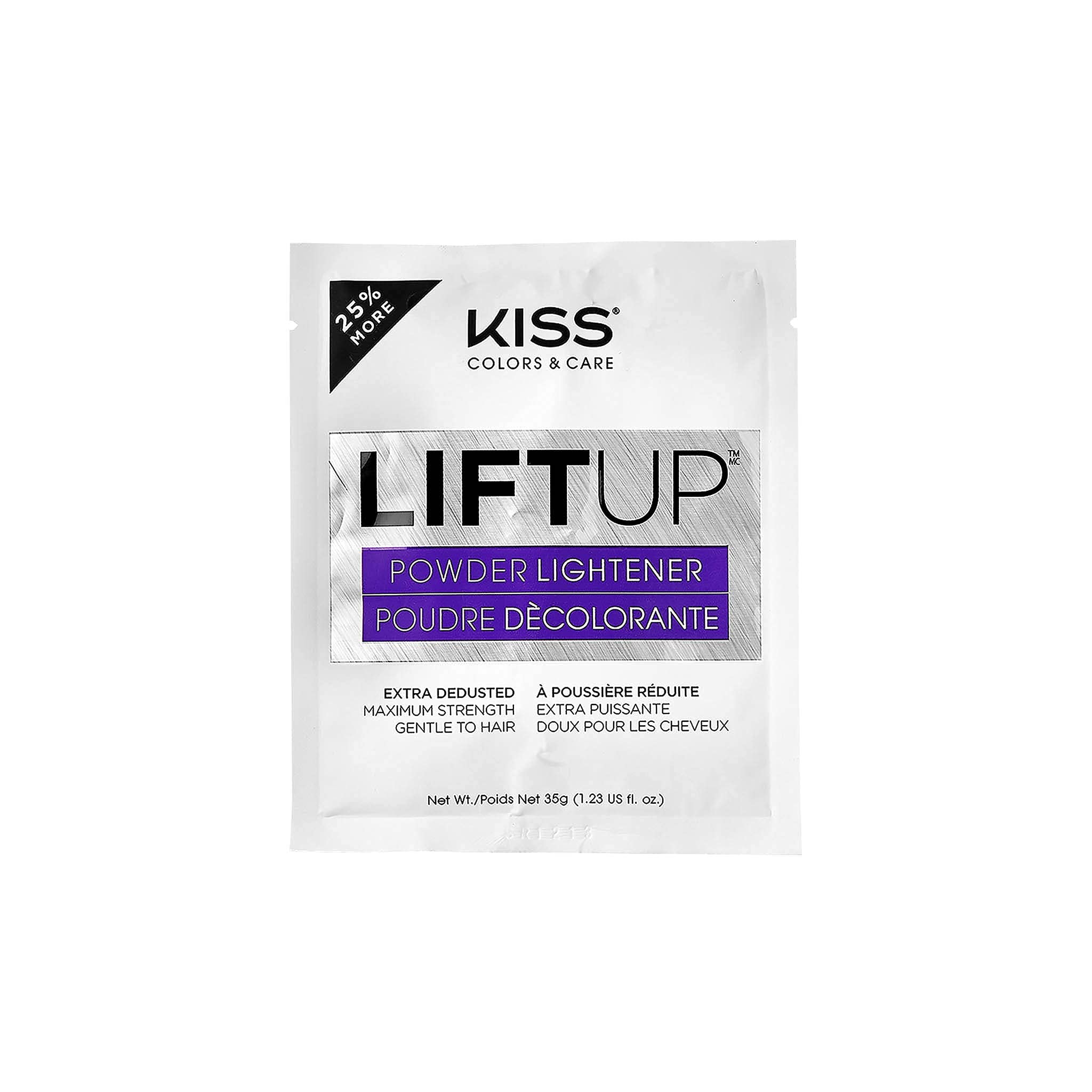KISS LIFTUP Powder Lightener Hair Bleach Color Dedusted KB01 (6 PACKS)